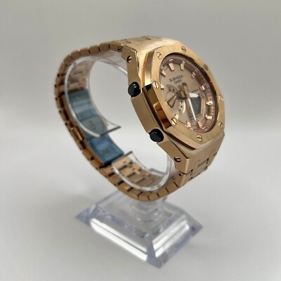 CasioOak Custom G-shock Rose Gold Edition Mod Casio GA2100 Licht Defekt ...