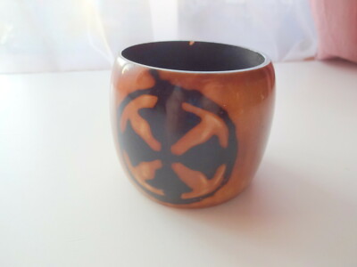 Vtg Stunning Monies Gerda Lynggaard Cotic Cross Horn Massive Bangle ...