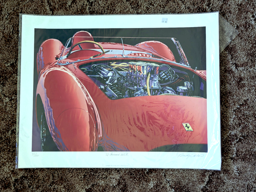 Signed Randy Owens Serigraph - Ferrari 315S - 20x25.5 inches 637/1000 ...