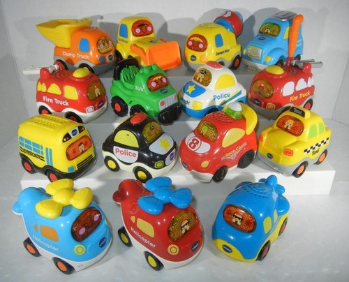 VTech Go Go Smart Wheels 15 Talking Vehicles Construction Airplane Bus ...