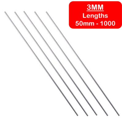 3MM STAINLESS STEEL ROUND BAR ROD GRADE 304 / SAVE UPTO 15% WITH MULTI ...