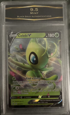 Pokémon TCG Celebi V Sword & Shield Base Set 001/202 Ultra Rare grade 9 ...