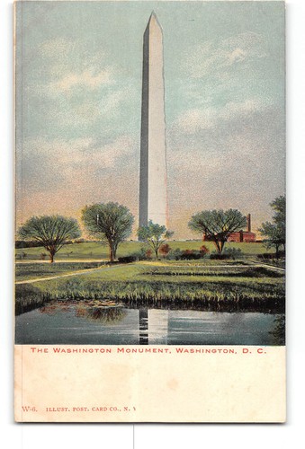 Washington DC Postcard 1901-1907 Washington Monument Insurance Postcard ...