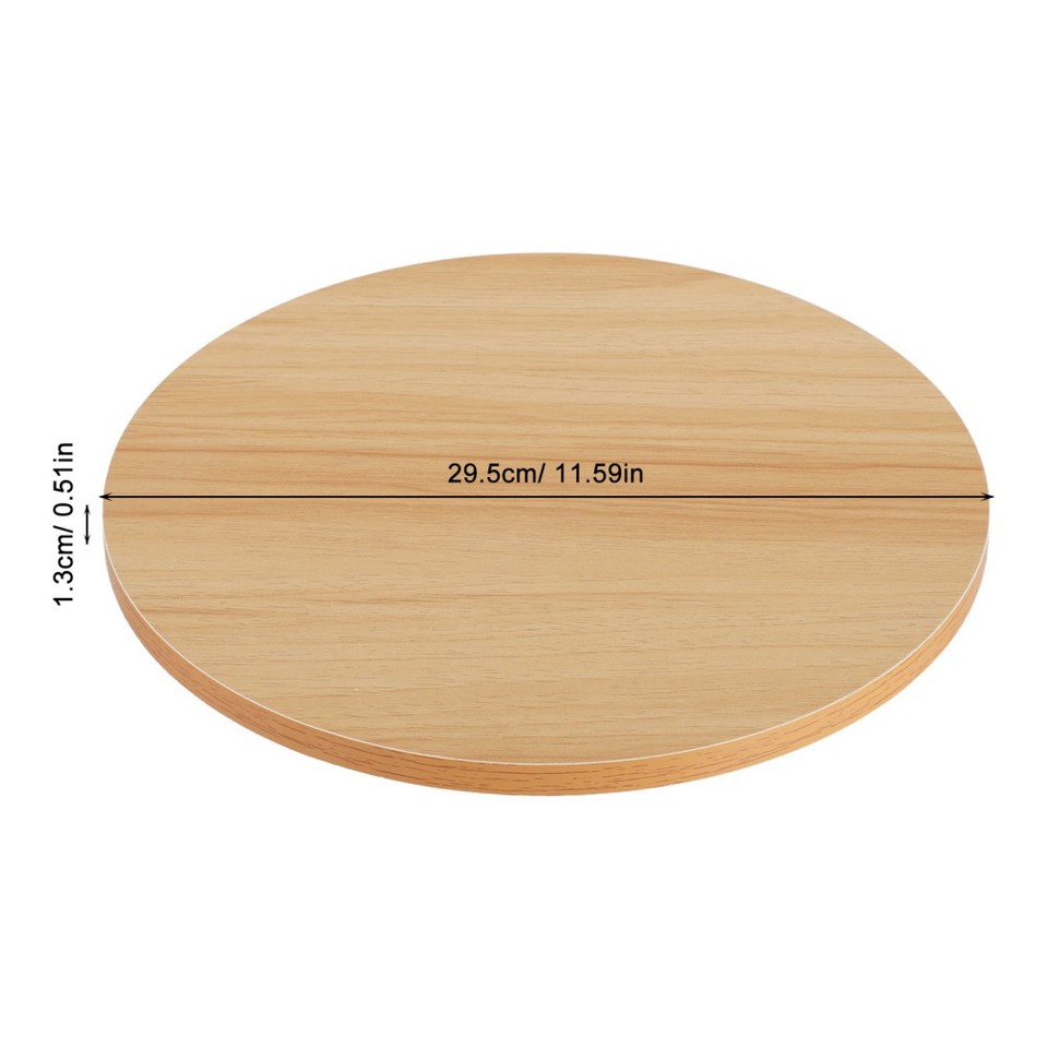 Round Wooden Table Top Replacement - 29.5cm/11.6in Bistro Coffee Table ...