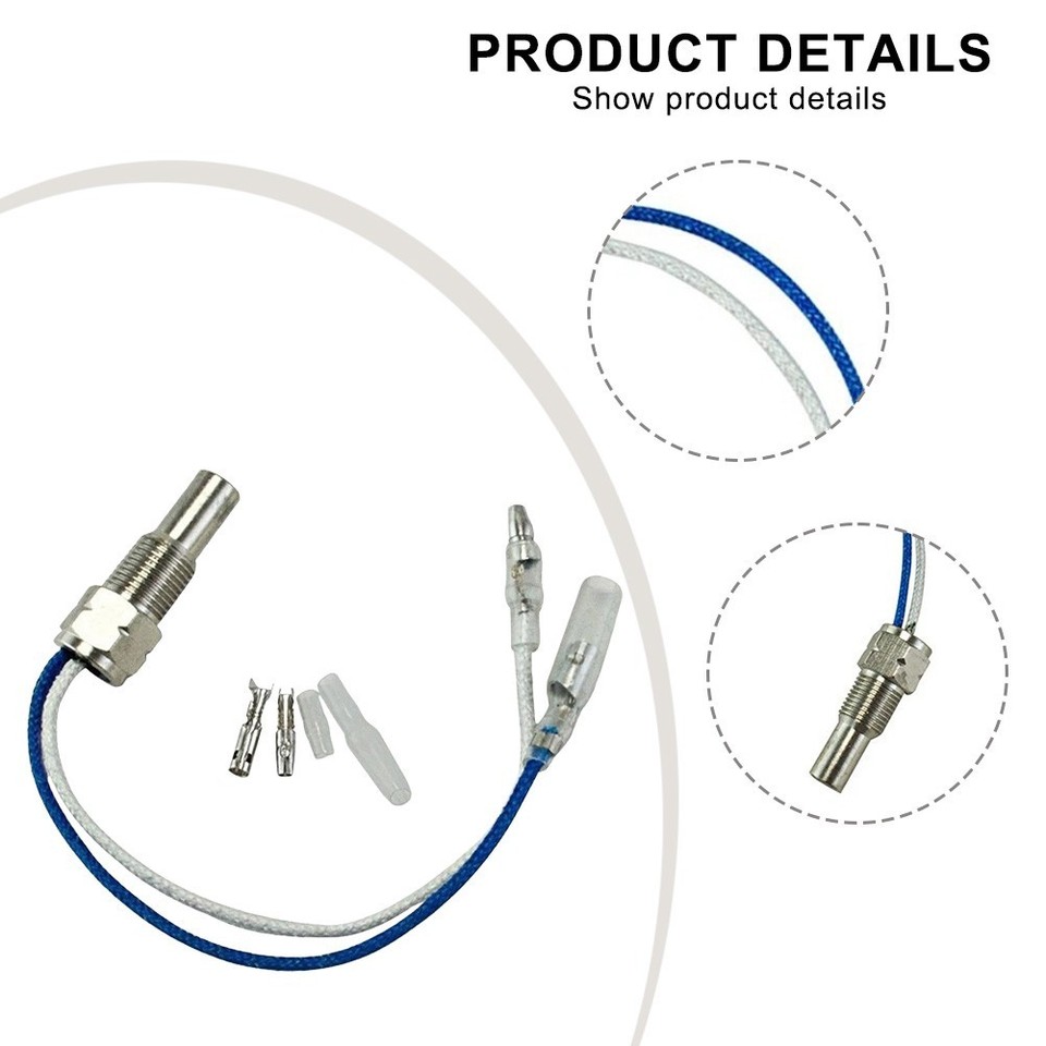 Water Oil Temperature Sensor for Car Gauge 1/8 NPT Thread Installation ...