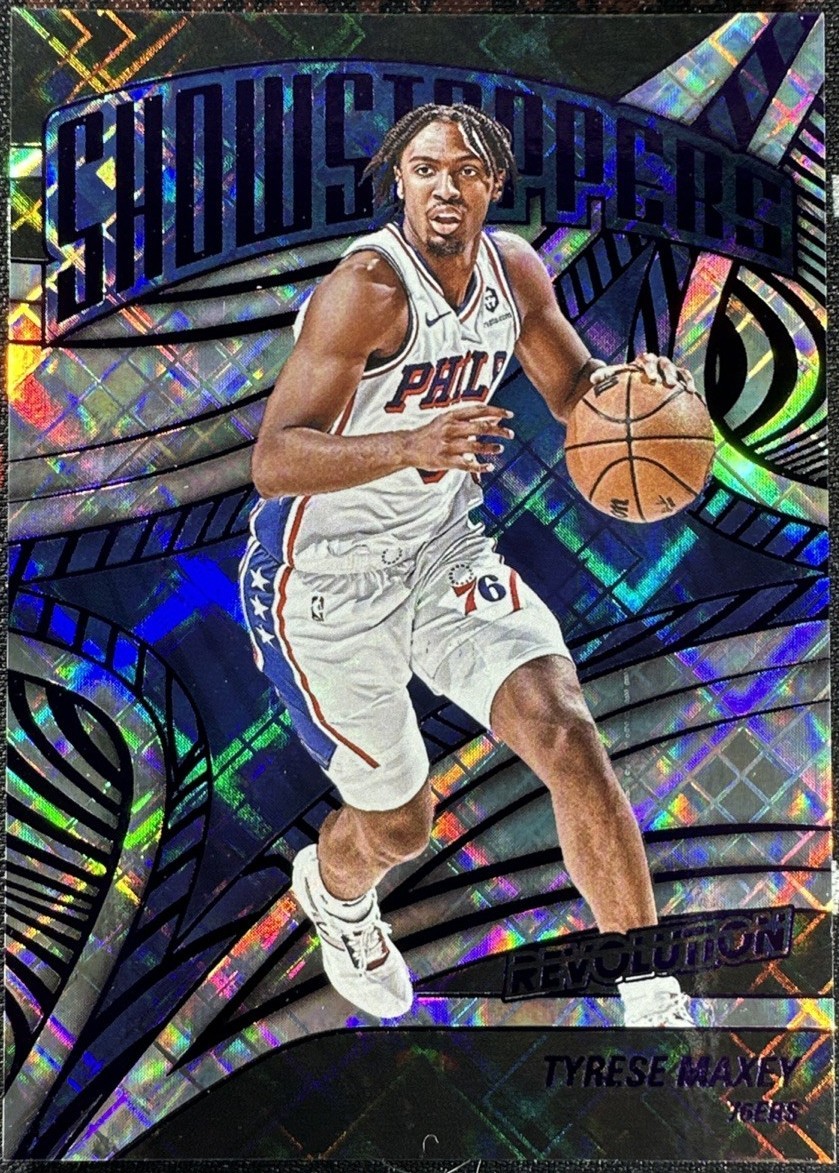 2024-25 Panini Revolution - Showstoppers Tyrese Maxey #21 Cosmic /99 ...