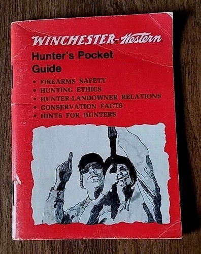 Vintage Original WINCHESTER WESTERN HUNTER'S POCKET GUIDE BOOK Came in ...
