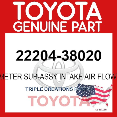 22204-38020 GENUINE OEM TOYOTA METER SUB-ASSY INTAKE AIR FLOW ...