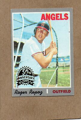 roger repoz angels 2019 heritage 50th buyback card 397 1970 | eBay