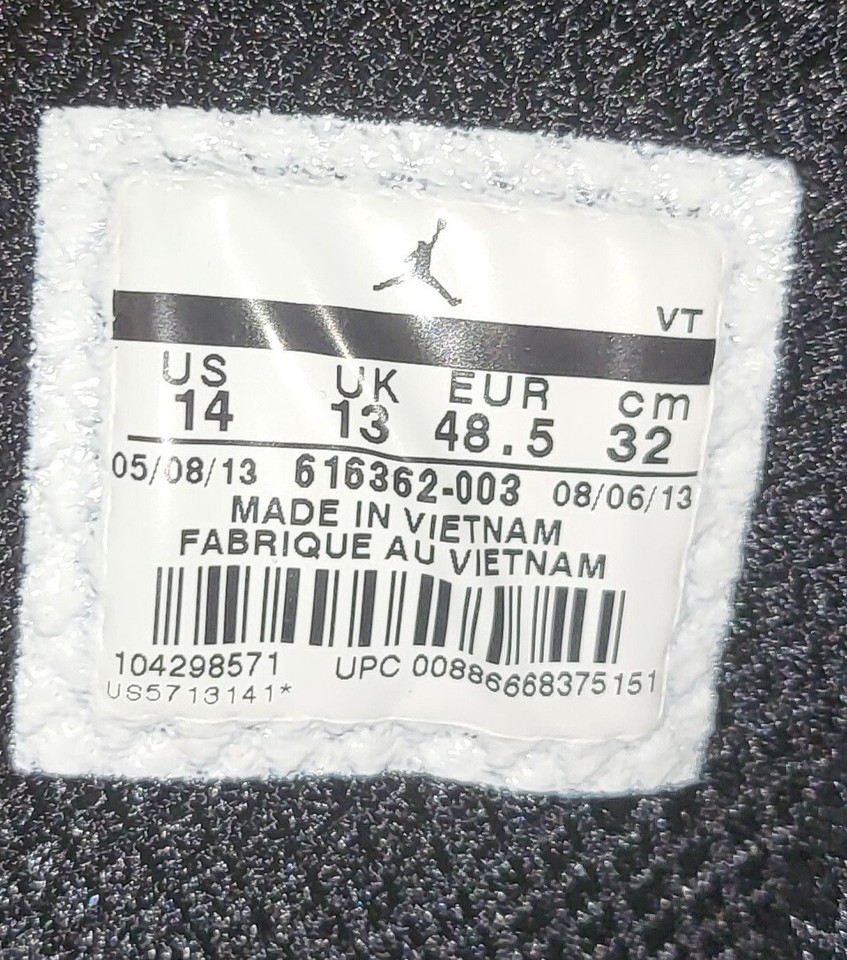 NIKE Air Jordan BCT Mid 2 'Bred' Sz 14 Black/White/Anthracite/Gym Red | eBay