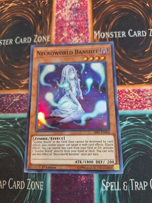 Yu-Gi-Oh! Necroworld Banshee SR07-EN002 Super Rare 1st Edition Near ...