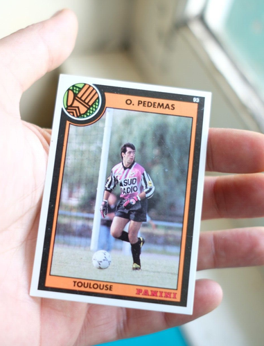 Carte Carton PANINI u.n.f.p OLIVIER PEDEMAS N° 20 Football 1993 ...