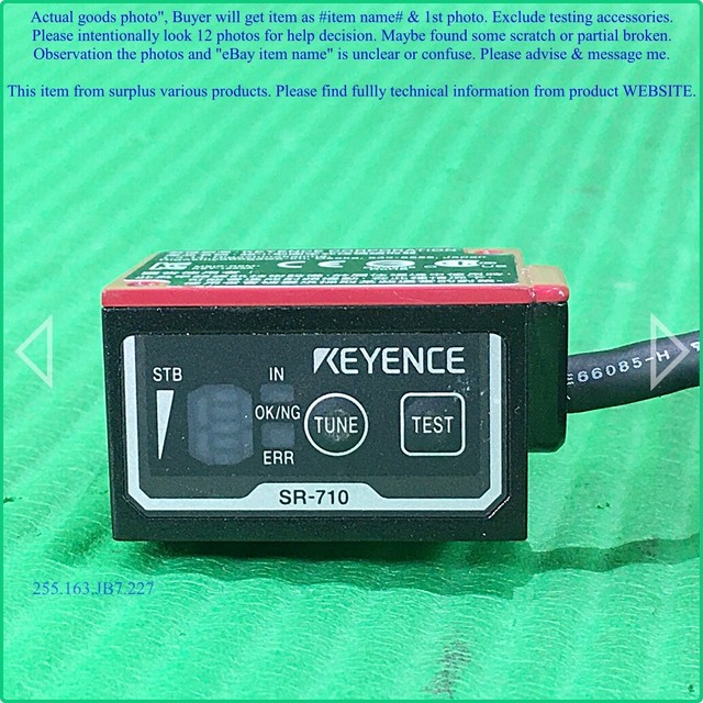 KEYENCE SR-710, ULTRA-COMPACT 1-2D CODE READER as photo, Tested ...
