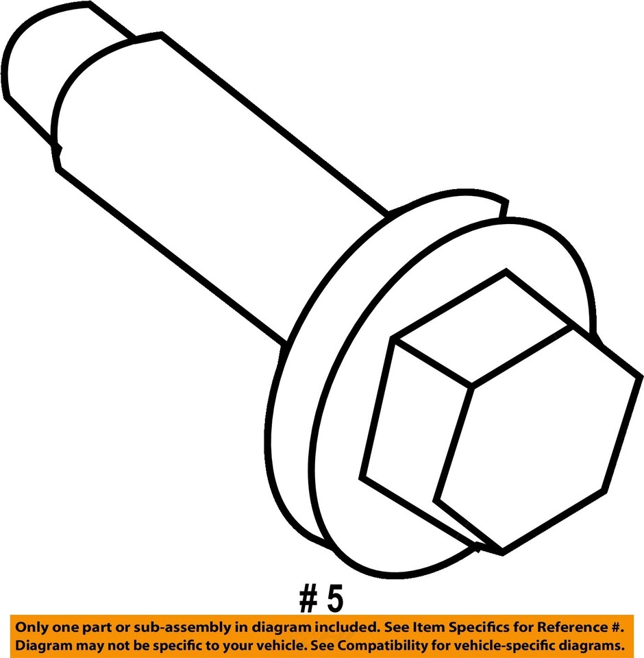 CHRYSLER OEM Stabilizer Sway Bar-Rear-Stabilizer Bar Upper Bolt ...