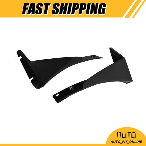 Front Bumper Lower Splitter Winglets Single Custom for Chevy Corvette ...