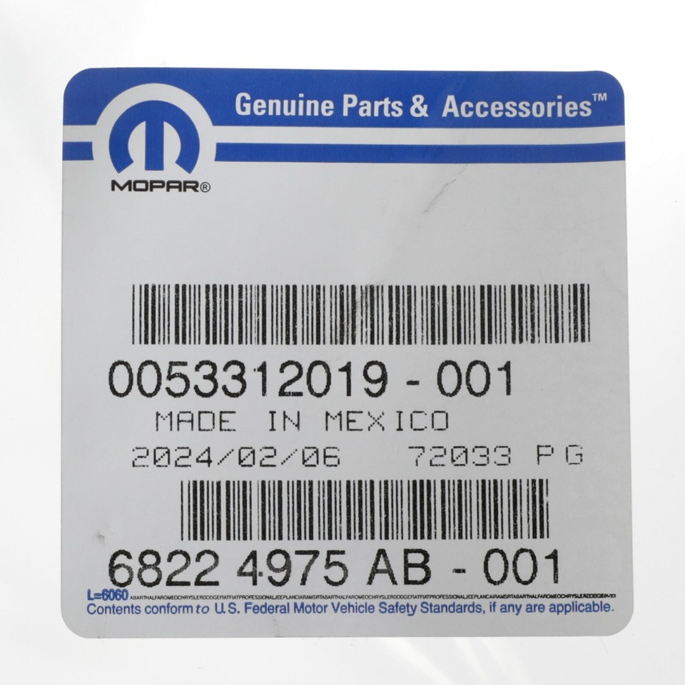 2012-2020 DODGE JOURNEY BATTERY WIRING CABLE OEM NEW GENUINE MOPAR ...