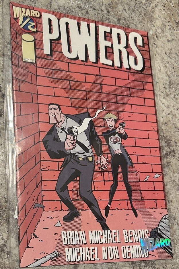 Powers #1/2 - Wizard Mail Away Brian M Bendis, Michael Oeming Image ...