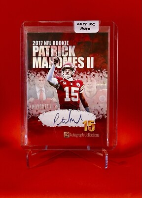 2017 Patrick Mahomes Rookie (Facsimile Autograph) | eBay