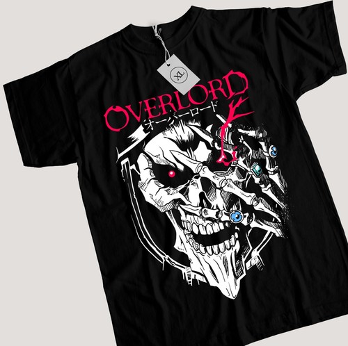 Overlord Ainz T-shirt Ooal Gown Albedo Skull Anime Manga Gifts Shirt ...