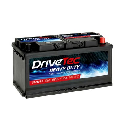 DriveTec Battery DM019 12V 95Ah 740A B13 For Fiat Ducato 2.5 TDI 4x4 2. ...