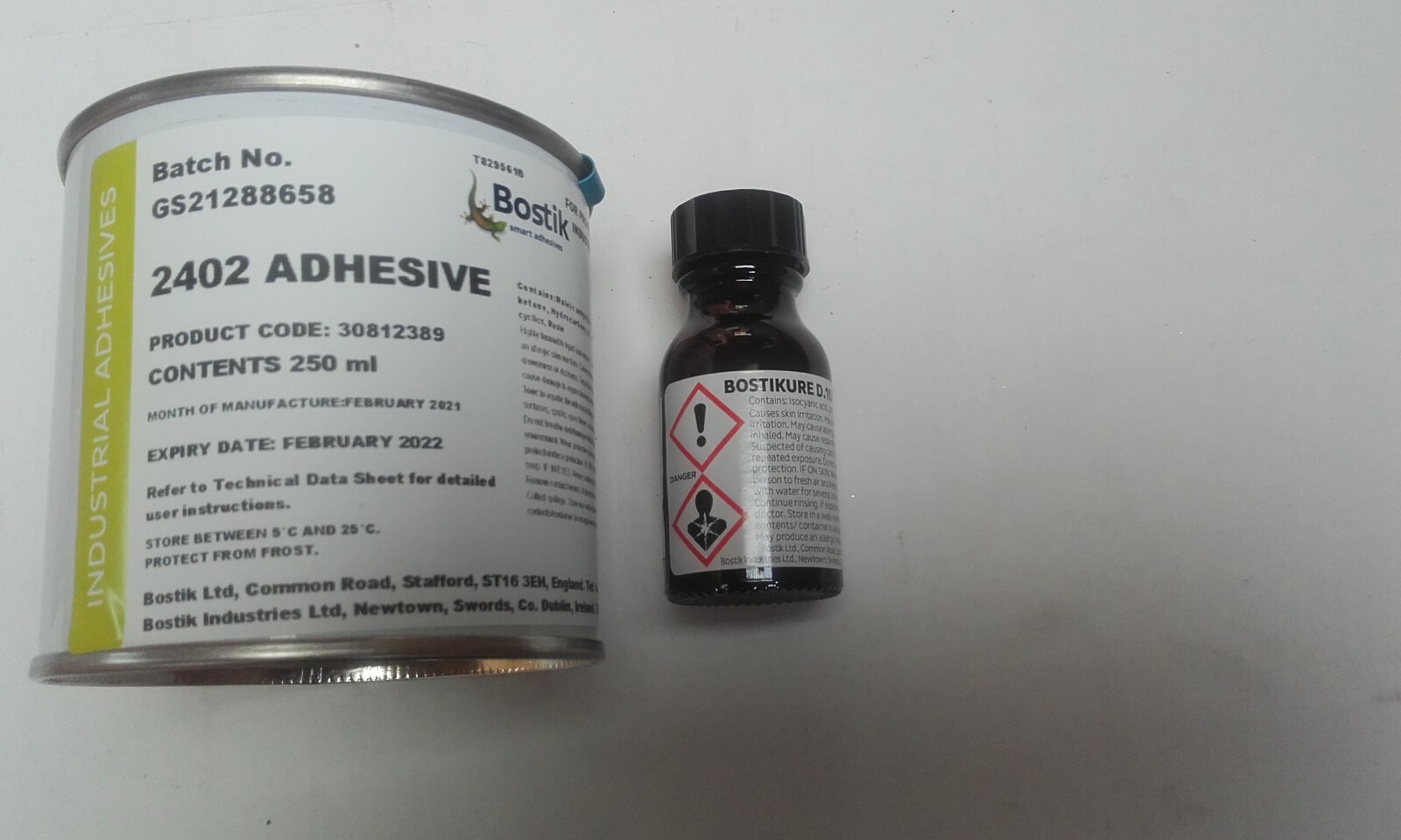 Bostik 2402 Adhesive 2part Polychloroprene Rubber Resistance to Salt ...