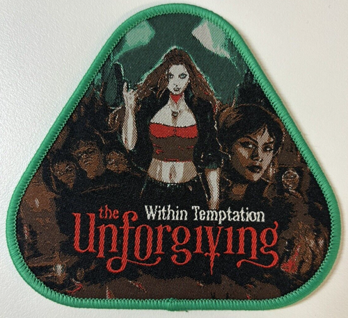 Within Temptation THE UNFORGIVING Licensed Woven Patch Sew On Heavy Alt ...