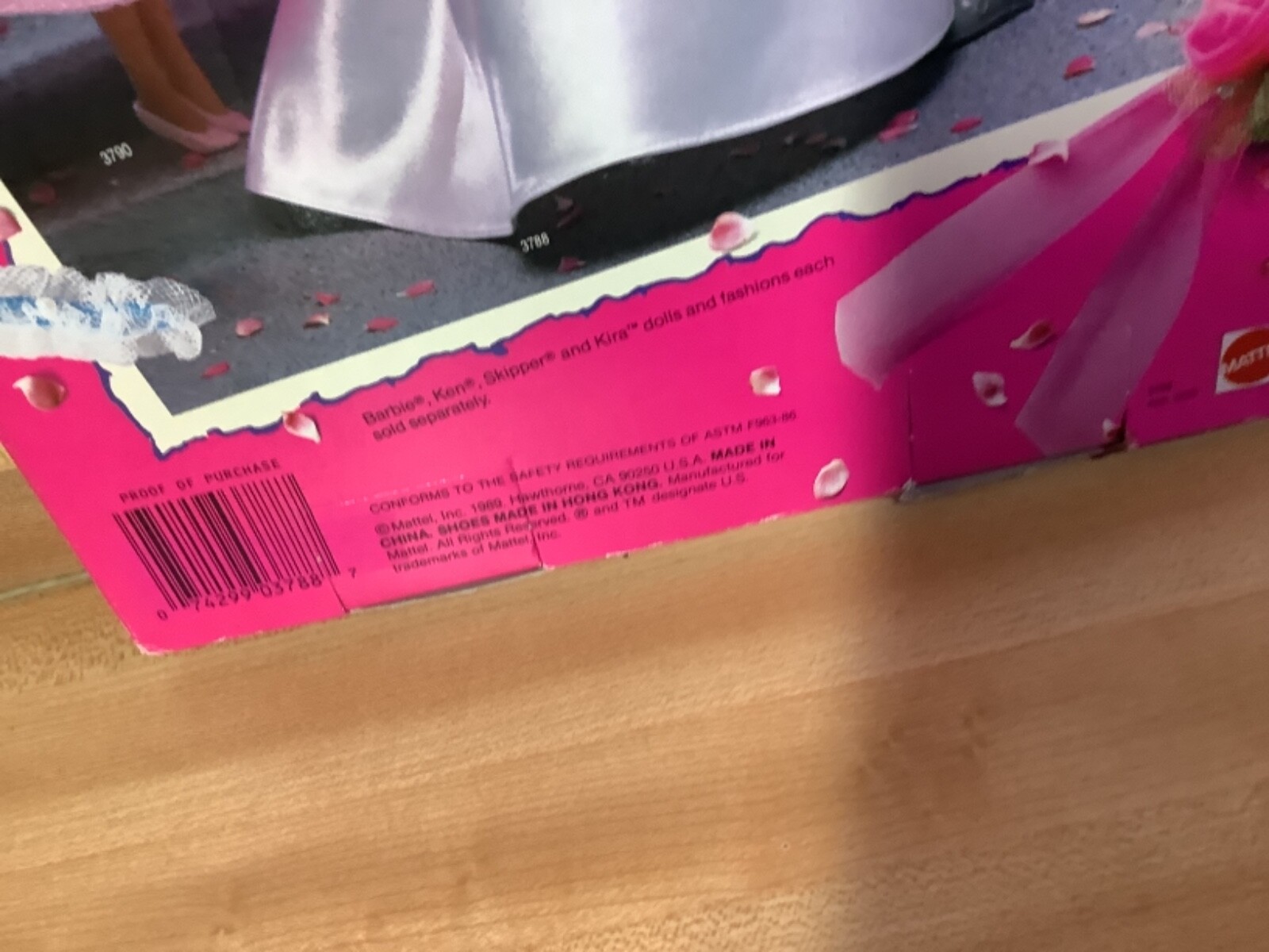 1989 Barbie Wedding Of The Year White Bride’s Dress 3788 | eBay