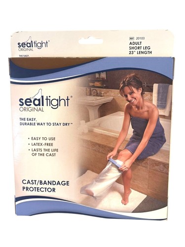 Seal-Tight Original Adult Short Leg Cast/Bandage Protector 23" Latex ...