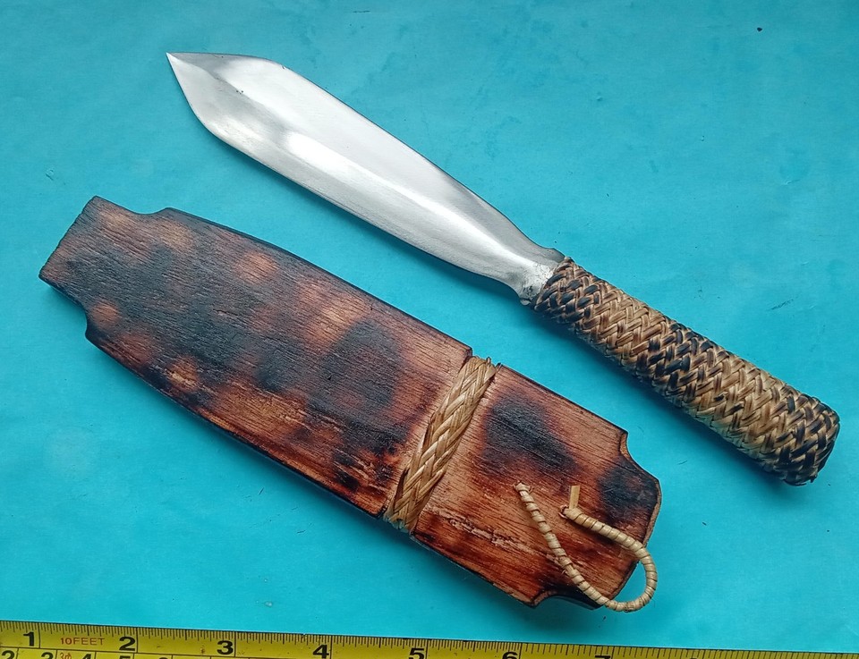 Hinalung spearhead fugao Igorot tribal knife dagger blade hand made ...
