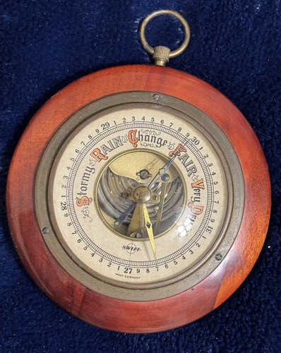 Vintage Wood Swift Stormy Rain Change Fair Very Dry Barometer West ...