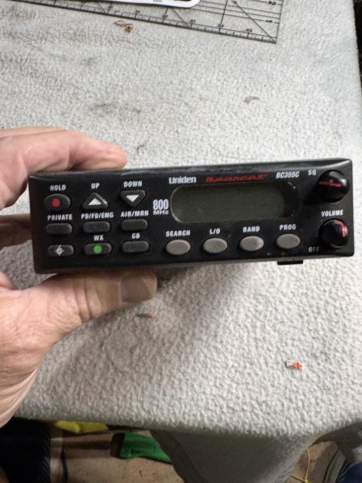 UNIDEN Bearcat BC355N, 300CH ANALOG Scanner, Minimally Tested, NO POWER ...