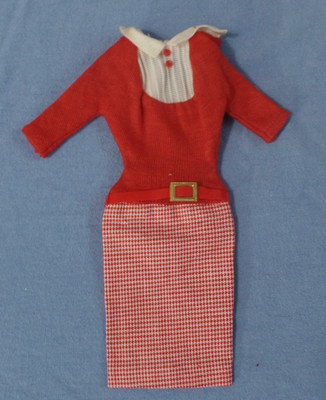 Vintage Barbie Clothes - Vintage Barbie 1622 Student Teacher Dress with ...