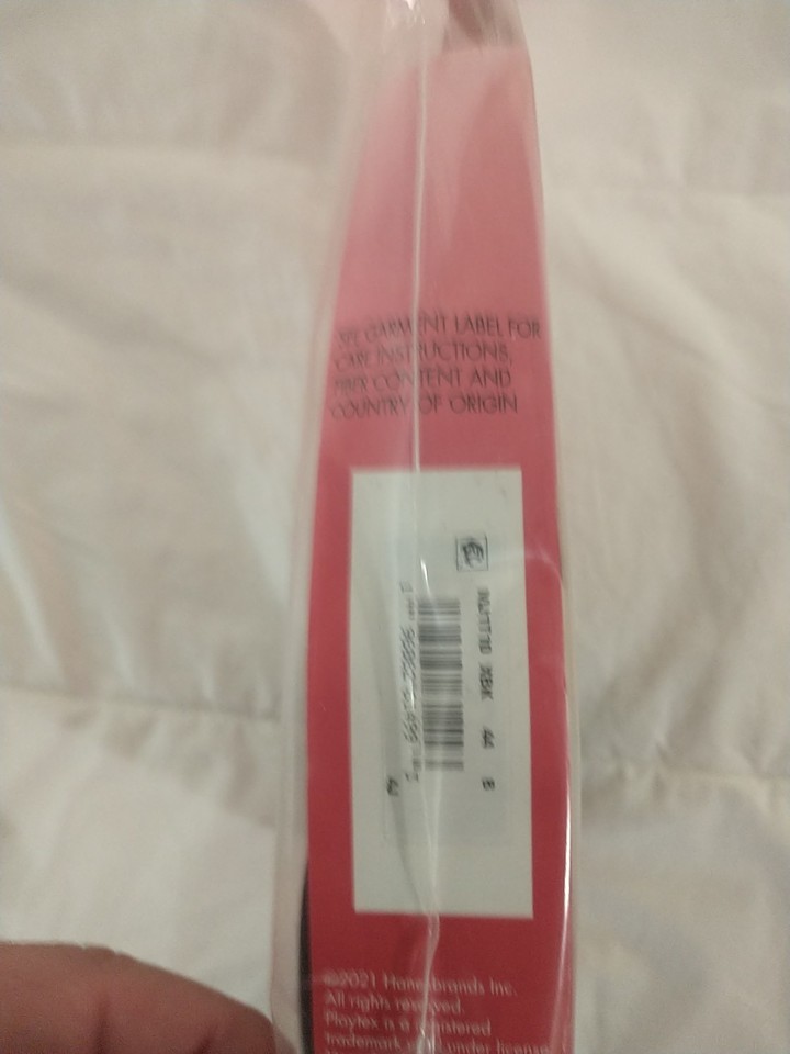 Playtex 1107 Wireless Bra Just My Size Front Close Cushion Straps Black ...