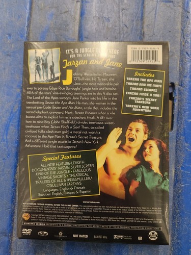 The Tarzan Collection Starring Johnny Weissmuller (DVD, 2004, 4-Disc ...