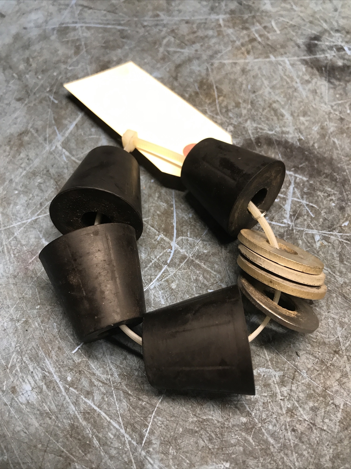 OS1945 EVINUDE BRP ETEC150HP, LOWER ENGINE COVER MOUNT (LOT OF 4 ...