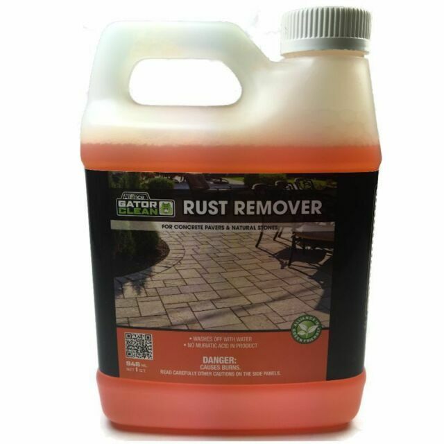 Alliance Gator Clean Rust Remover for Pavers & Natural Stones 1 QT for ...