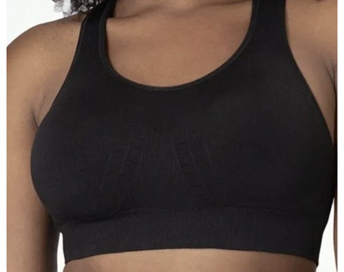 Truekind Daily Comfort Reactive Sport Bra Black Size 3XL | eBay