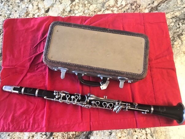 Selmer Console Steel Ebonite London Clarinet Antique in Velvet Lined ...