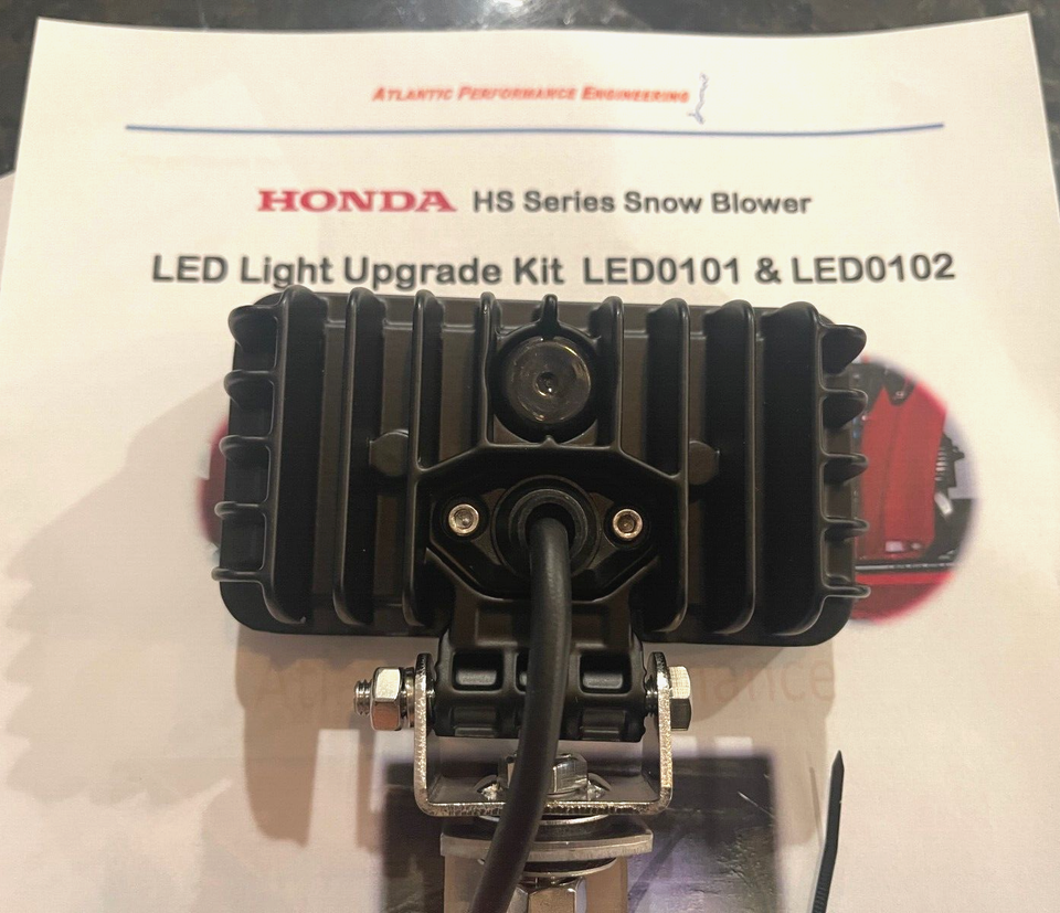 Honda Snowblower LED LIGHT Upgrade Plug in Kit HS928 HS828 HS928 HS724 ...
