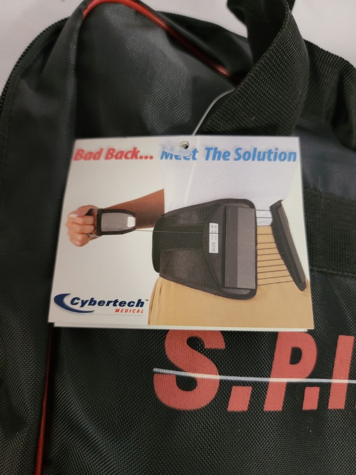 Cybertech S.P.I.N.E Program For Low Back Pain Brace Includes DVD and ...