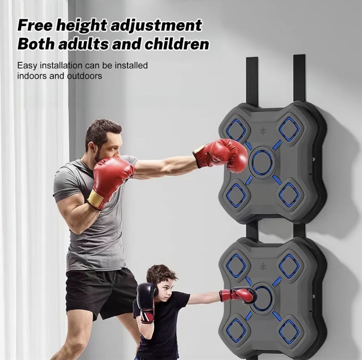 Smart Music Boxing Target Punch Machine USB-Bluetooth-Console Training ...