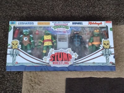 NECA TEENAGE MUTANT NINJA TURTLES 4 PACK STUMP WRESTLING | eBay