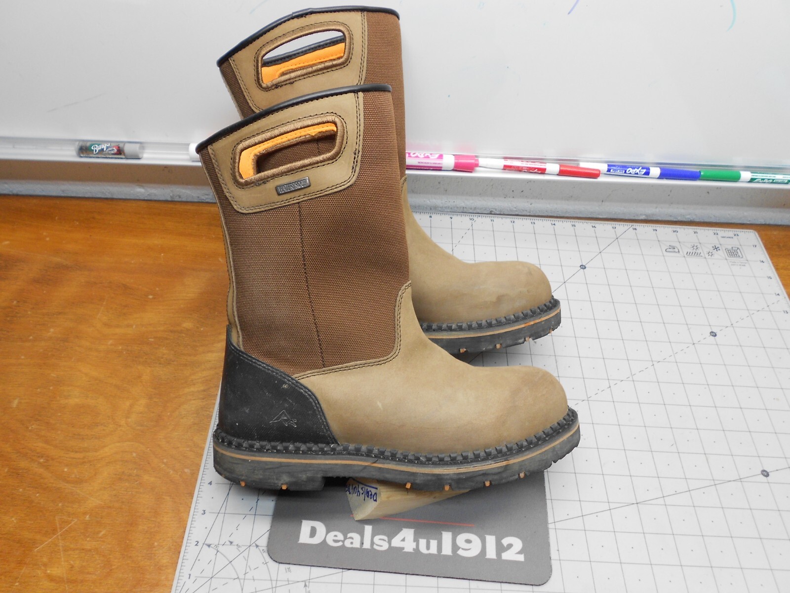 Ridgecut Wellington Steel Toe Engineer Boots Toughwear Waterproof Size ...