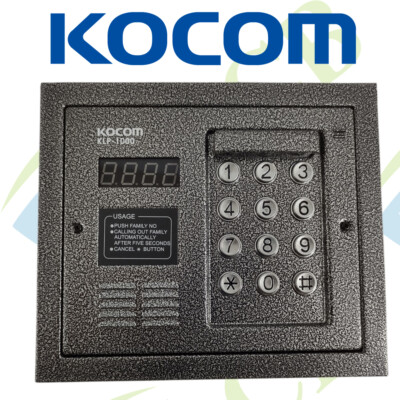 Kocom KLP-1000 Multi Entry Audio Intercom Panel Up to 585 Units Door ...