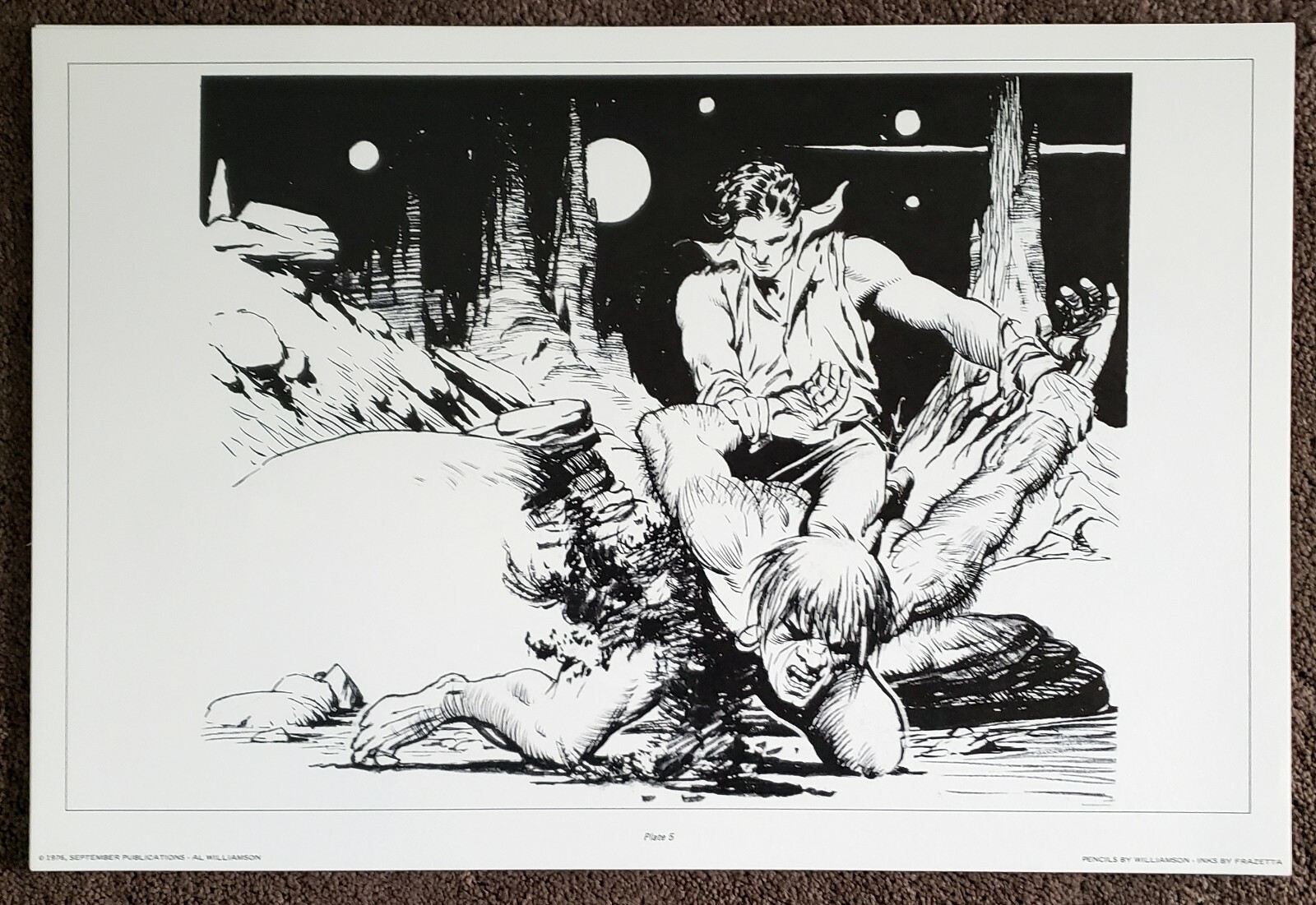 1976 WILLIAMSON & FRAZETTA - SPACE HEROES- SIGNED Al Williamson - #314 ...