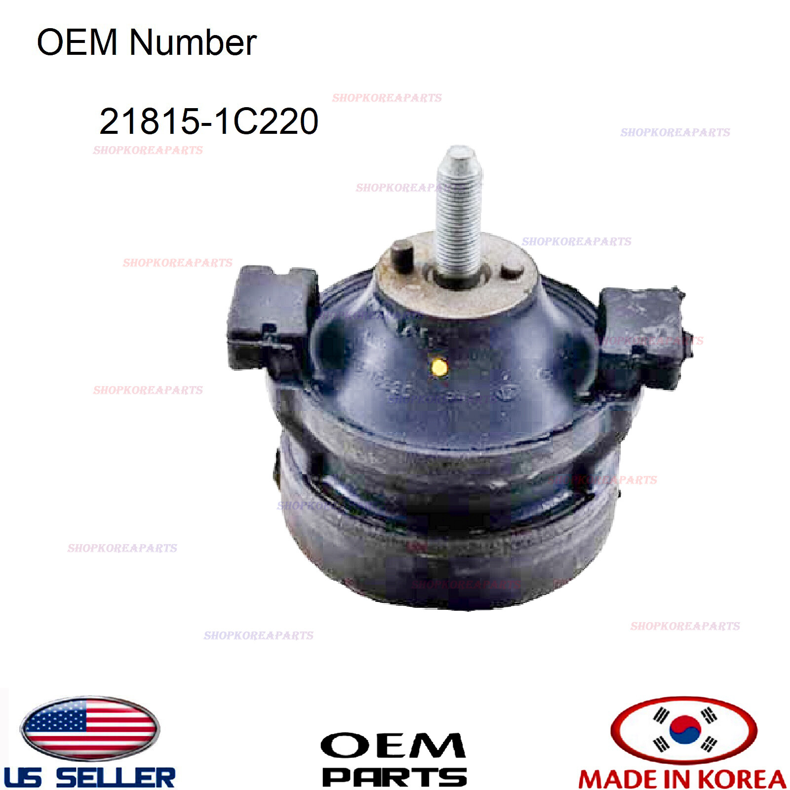 Genuine Engine Front Mount Insulator Bracket RIGHT OEM Hyundai Getz ...