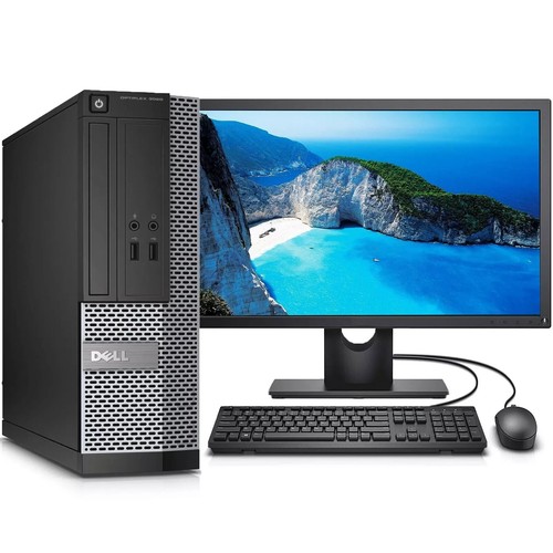 DELL Windows 11 Pro Quad Core i5 Desktop Computer 16GB 2TB HDD PC 22 ...