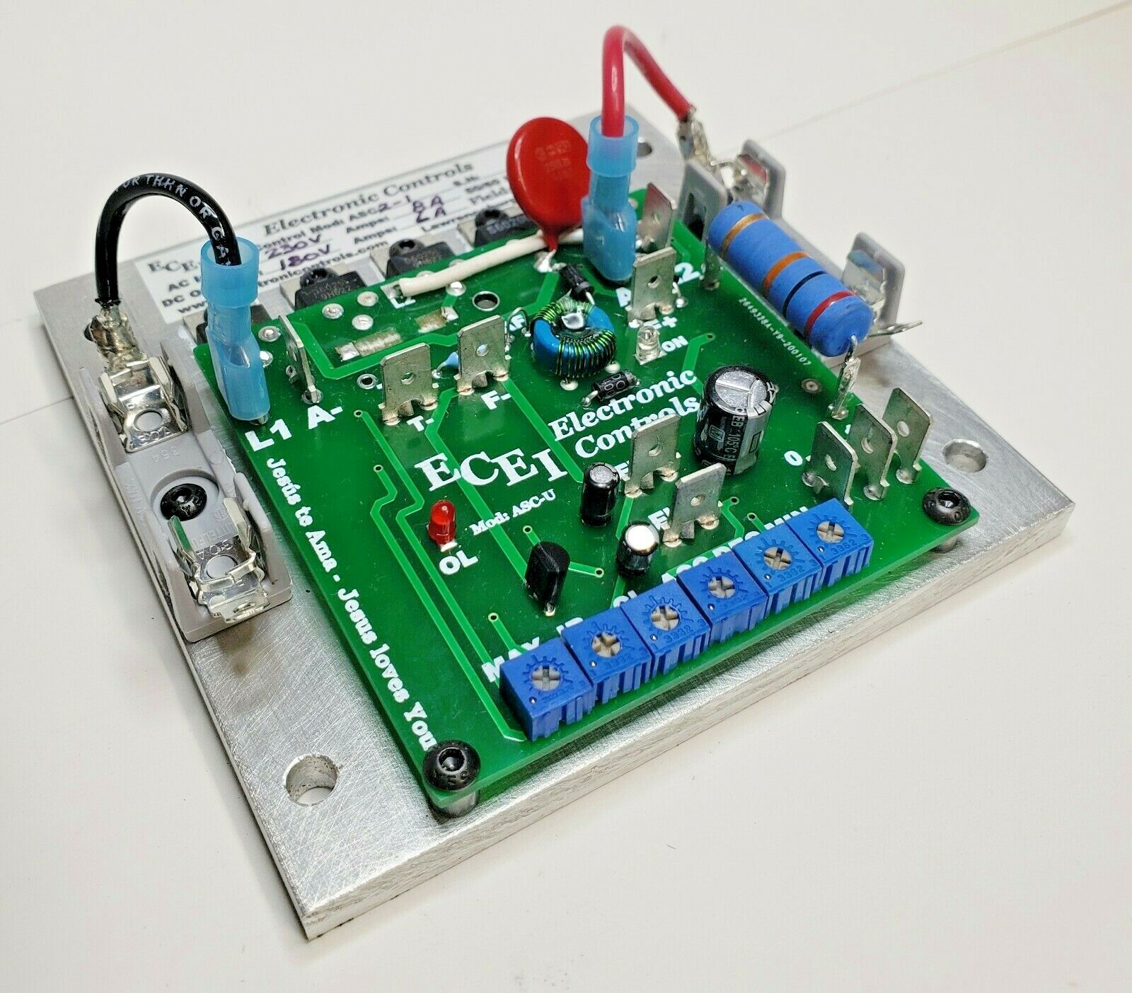 180V DC Motor Speed Controller, for: 3/4~1 HP, Input: 230 VAC. Made in ...
