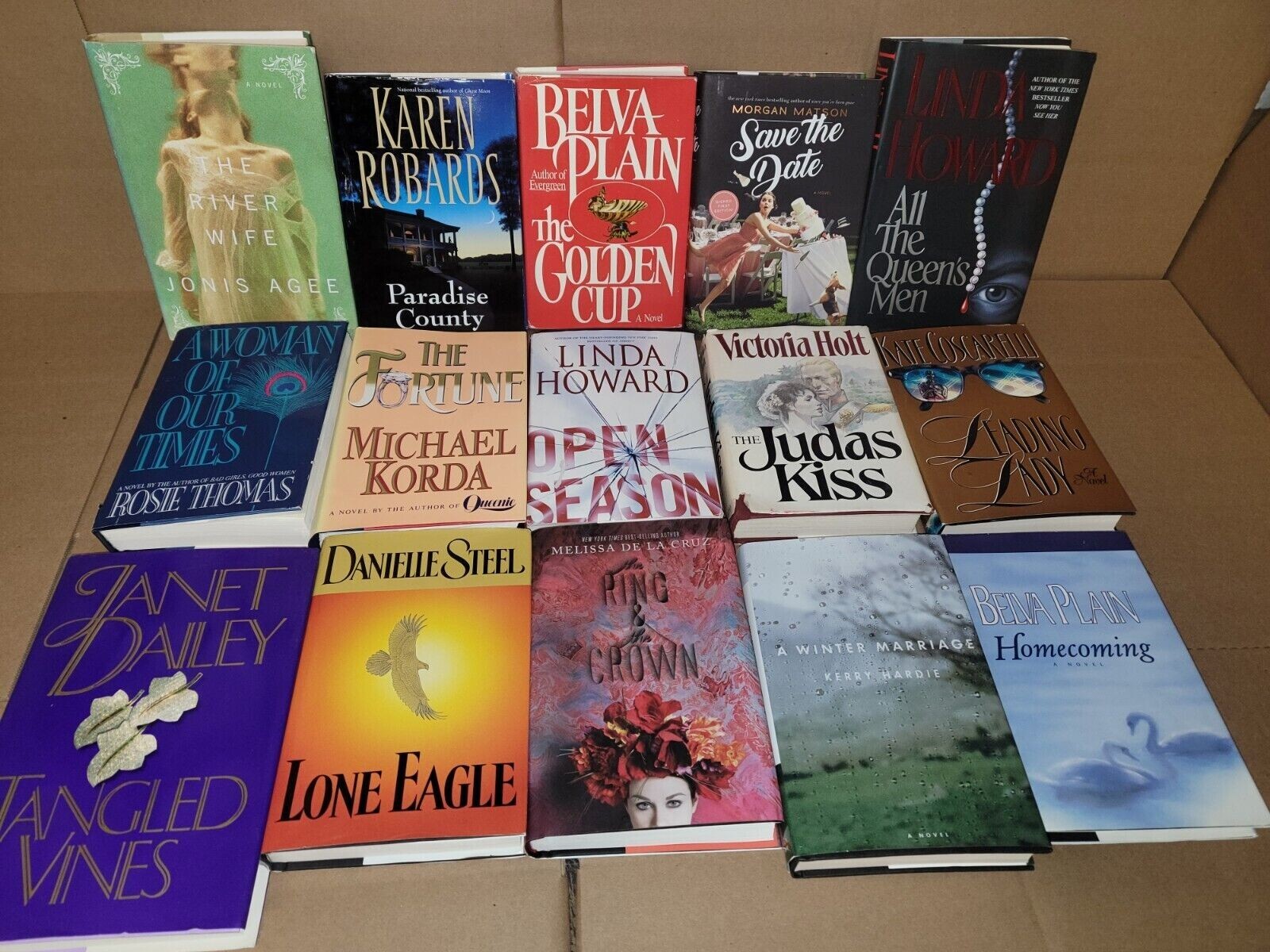 Lot of 10 Pounds Hardcover ROMANCE INSTANT COLLECTION FICTION Book MIX ...