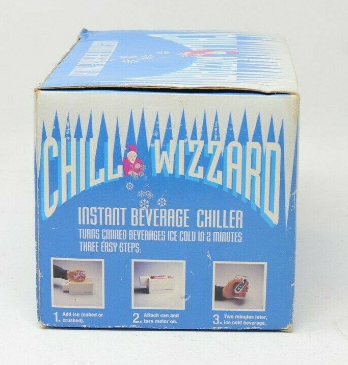 Chill Wizzard Can Chiller Ice-cold Drinks in 2 Minutes Vintage Wizard ...
